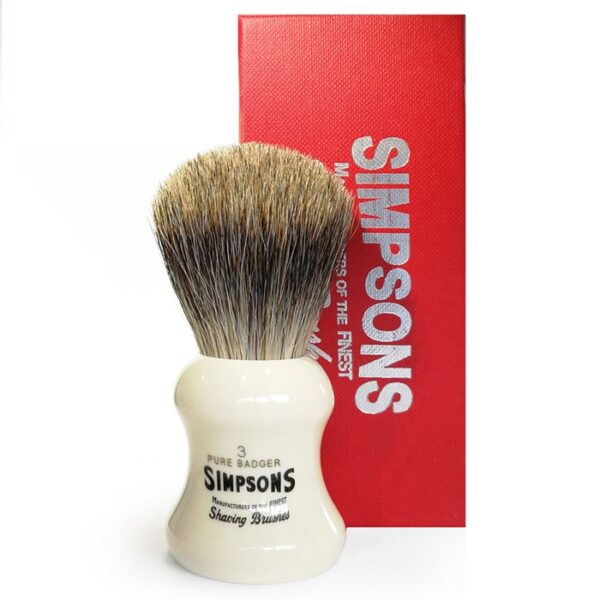 Simpsons | The Eagle G3 Pure Badger Shaving Brush – Top of the Chain