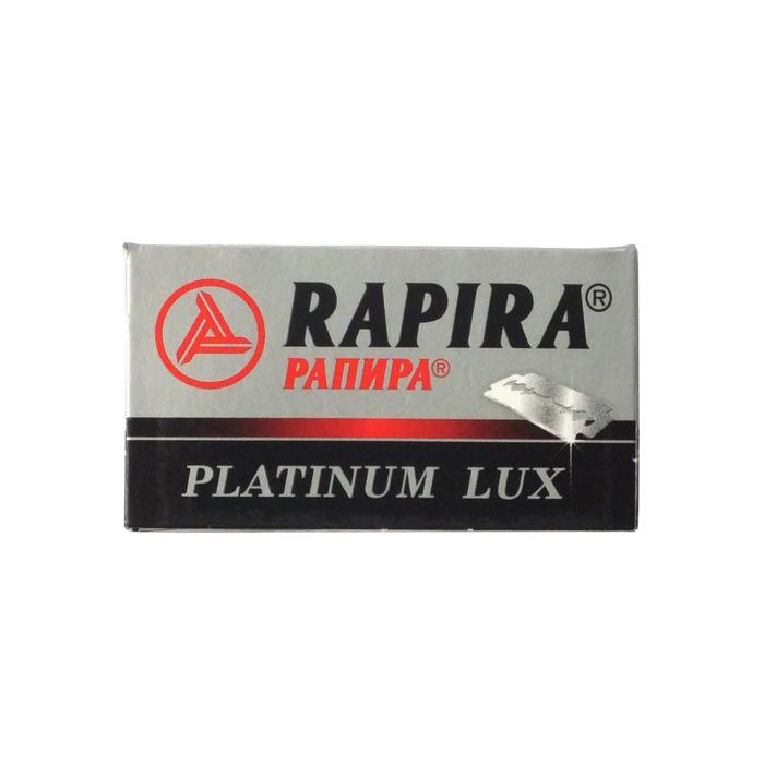 Rapira | Platinum Lux Double Edge Razor Blades, 5 blades – Top of the Chain