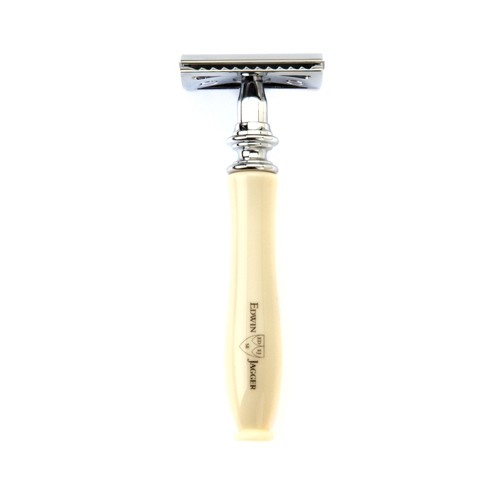 Edwin Jagger Chatsworth Classic Double-Edge Razor in Ivory – Top of the ...