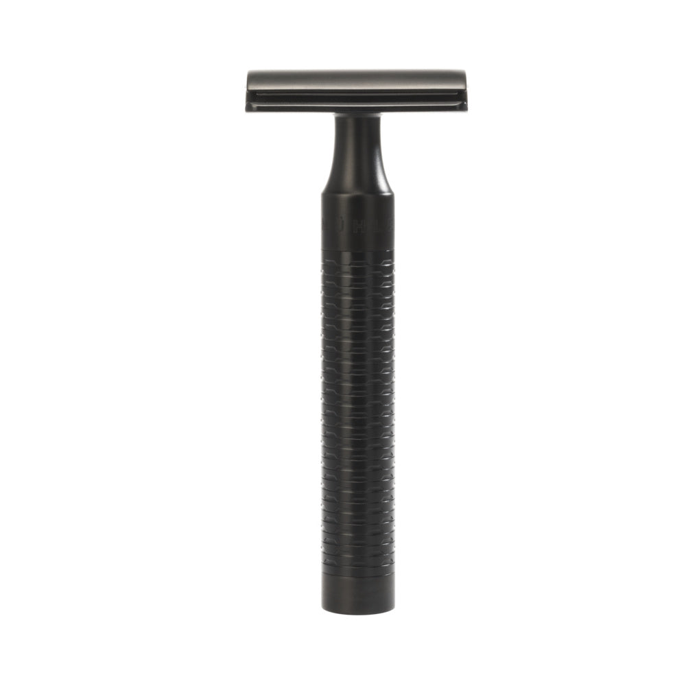 Muhle Rocca R96 Jet Black Stainless Steel Safety Razor – Top of the Chain