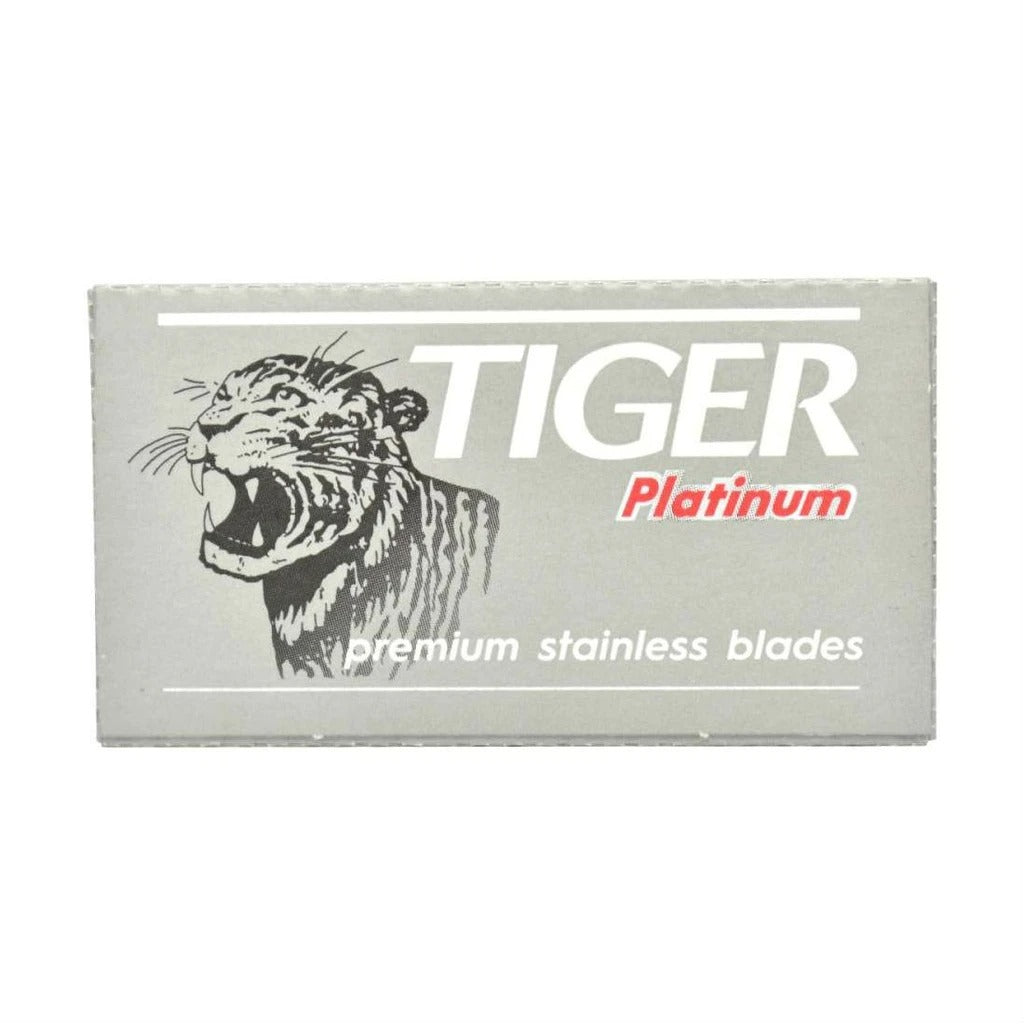 Tiger | Platinum Double Edge Razor Safety Blades – 5 Blades – Top of ...